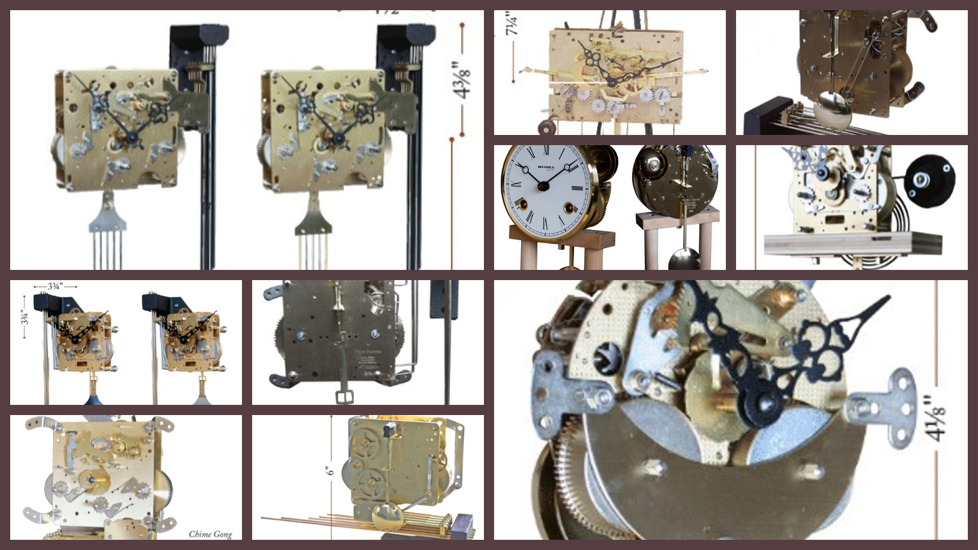 Your Ultimate Guide To Mechanical Amish Clock Movements | Old Time Chimes