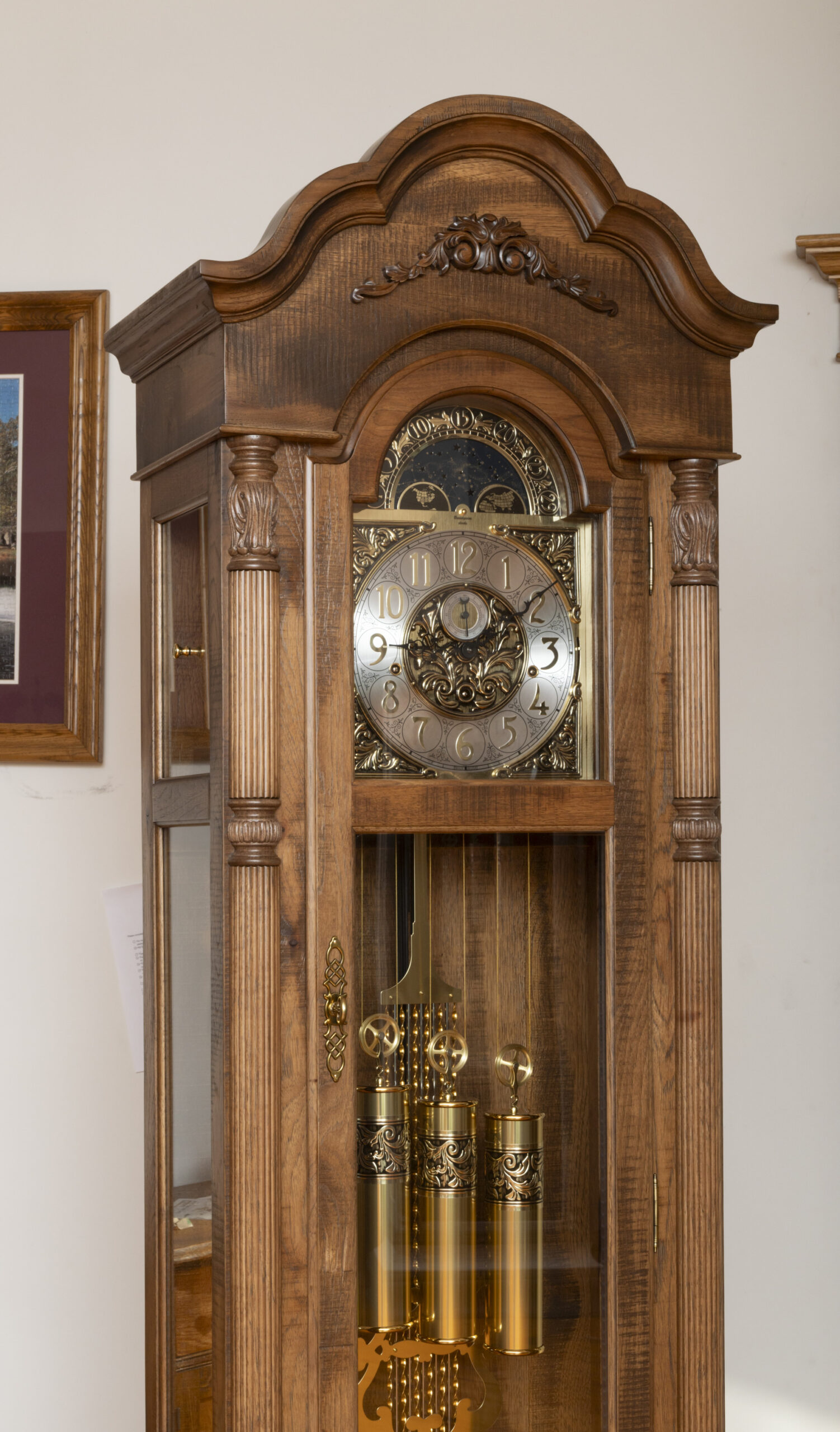 A Grandfather Clock In Rough-Sawn Hickory: Discover The GRF-509 | Old ...